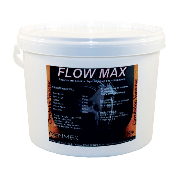 Produit naturel qui améliore la circulation du sang du cheval | Flow-Max
